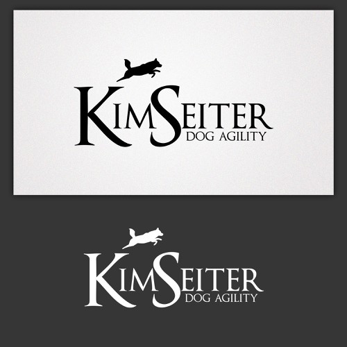 Competition dog agility instructor logo for high-end dog training ...