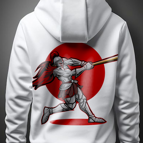 Designs | Image of a super strong, lots of muscles Knight swinging a ...