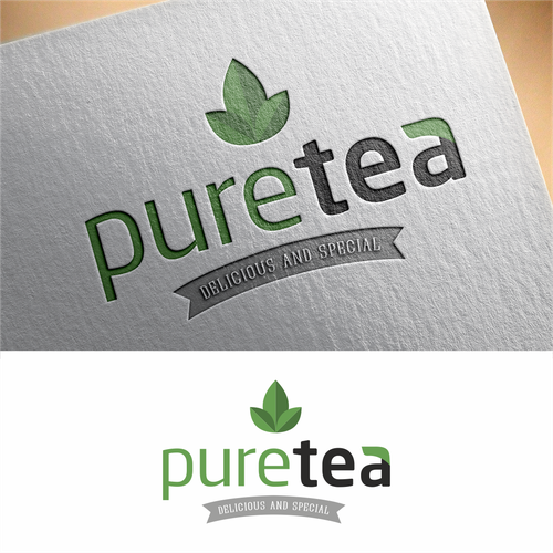 PureTea - high quality delicious tea you can't wait to drink :) | Logo ...
