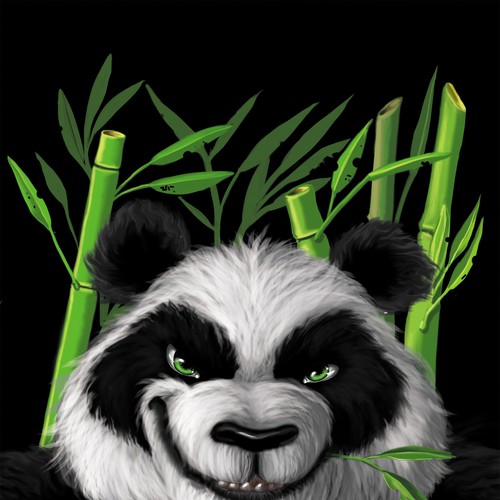 Smirking Panda Illustration | Illustration or graphics contest