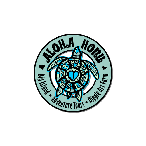 Awesome & FUN logo for Aloha Honu (tropical hawaiian retreat and tours ...