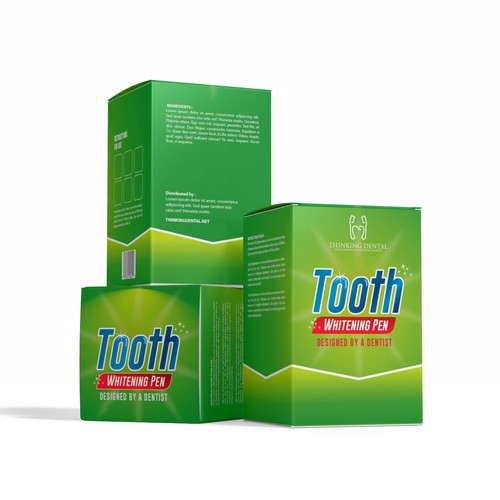 tooth whitening box | Product packaging contest