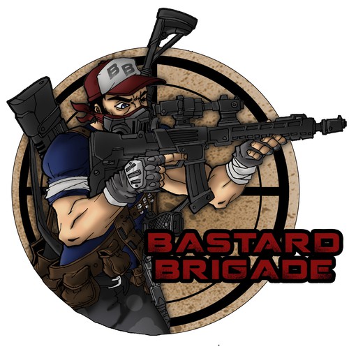 Create a illustraion/graphic nefarious, badass character for "Bastard ...