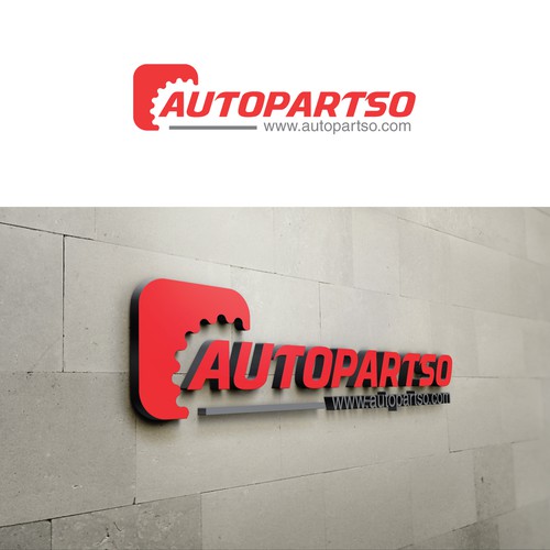 Logo design for an Auto-parts website - "AUTOPARTSO" | concurso Logotipos