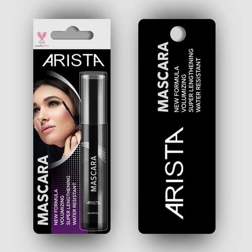 Designs | Arista Mascara Blister Pack | Product label contest