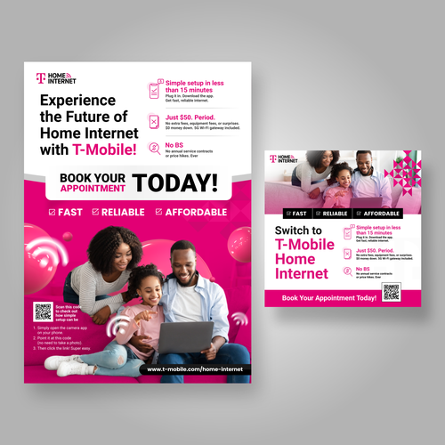 Designs | T-Mobile Home Internet Flyer | Postcard, flyer or print contest