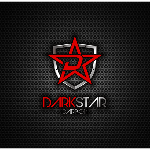 Create a logo for DarkStar Carbon, maker of Harley Davidson Motorcycle accessories from carbon ...