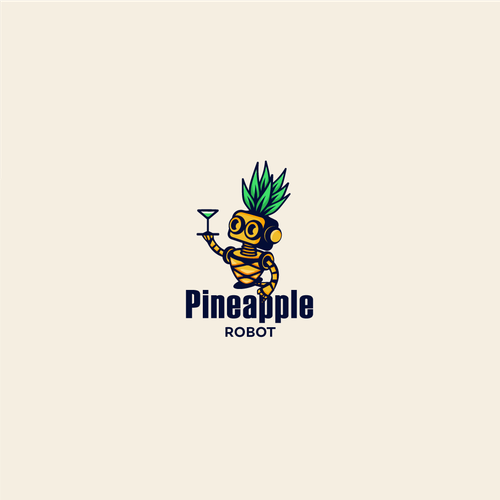 Designs | Pineapple Robot Bar in Maui needs a LOGO!!! | Logo design contest