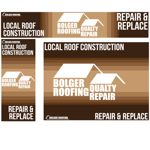 Create a banner ad for a local roofing comnpany | Flash banner contest