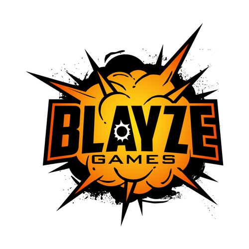 Refresh a logo for an explosive, guns blazing mobile game company ...