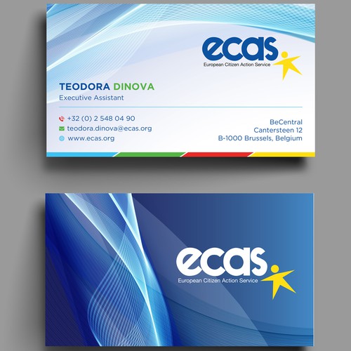 Designs | Design a classy business card for a Brussels-based EU-focused ...