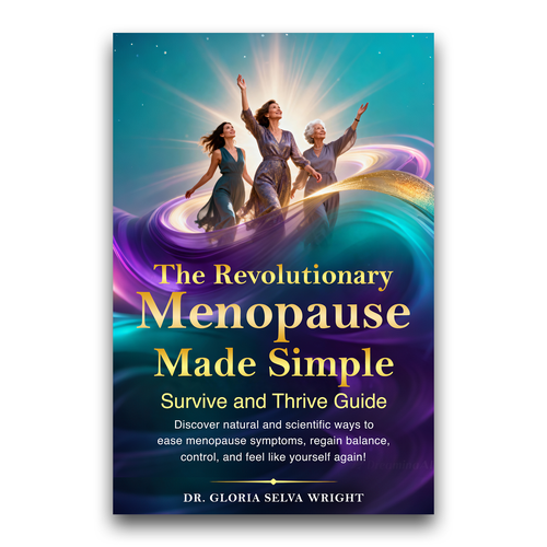 Designs | Book Cover of 3 menopausal ladies overcoming their symptoms ...