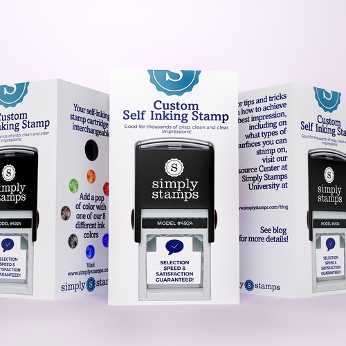Simply Stamps Branded Packaging Design | Product packaging contest