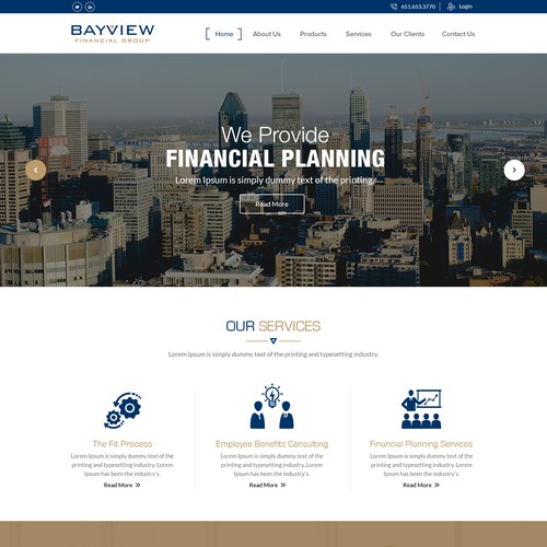 Professional consulting firm needs your creative eye for website ...