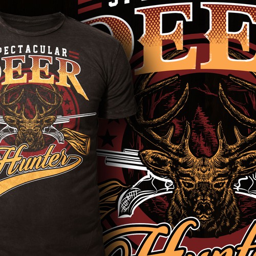 T-Shirt: spectacular Deer "Hunter" ,Winner guaranteed, multiple? | T ...