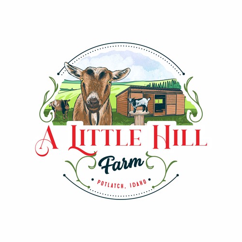 Designs | Design a warm, friendly logo for our little farm in Idaho ...