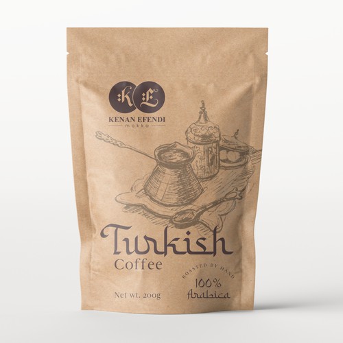 Designs | eye-catching retail packaging design for Turkish coffee ...