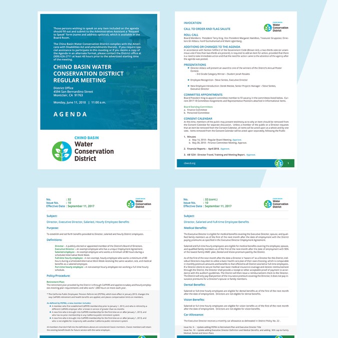 Design Branded Word Template System for Conservation Organization's ...