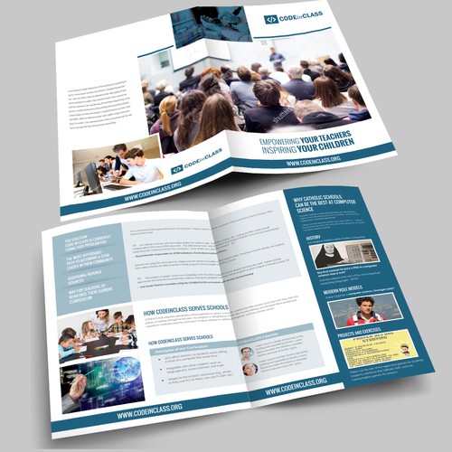 Educational Computer Science Program needs Stylish and Modern Brochure ...