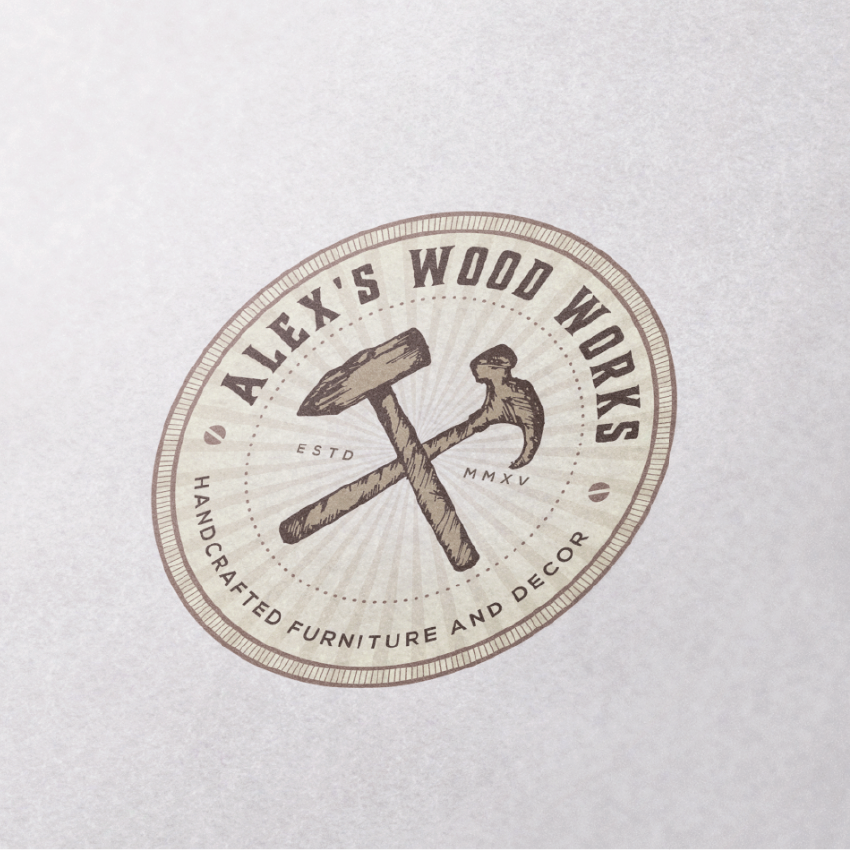 Woodwork Logos - Free Woodwork Logo Ideas, Design & Templates