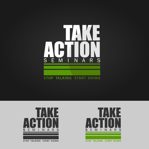 Take Action Seminar Logo Design | Logo design contest