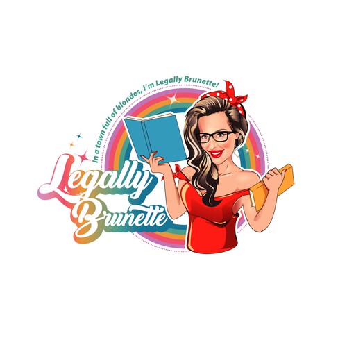 Designs | Vintage Style Pinup Girl Logo w/ Retro Lettering - Fun ...