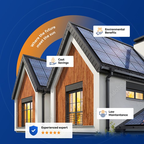 Designs | Hero Section for Solar Panels | Other business or advertising ...