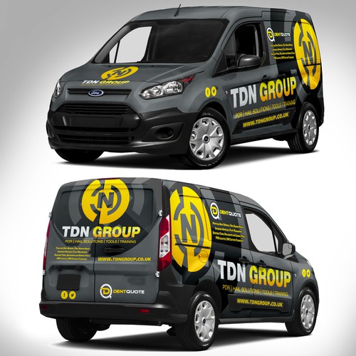 Vehicle Graphics for Ford Transit Connect | Voertuigwrap ontwerpwedstrijd