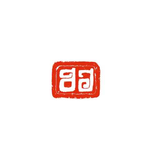 Create custom chinese style stamp with initials, for an artist's logo ...