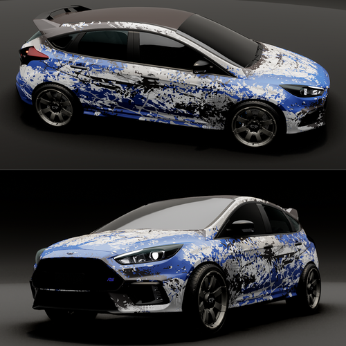 Designs | Ford Focus RS CNG Technic Wrap | Car, truck or van wrap contest