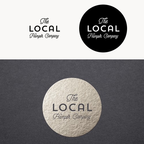 Rustic themed logo for new hamper company The Local Hamper | Logo ...