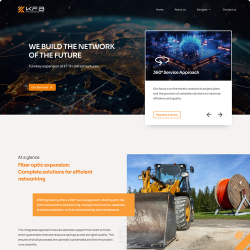 Designs | A simple and elegant one-page website design | Landing page ...