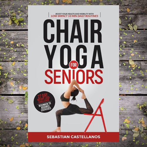 Designs | Chair Yoga book cover | Book cover contest