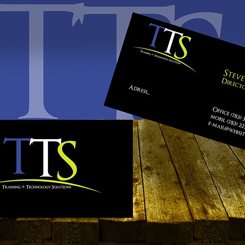 TTS = New Training + Technology Solutions company that need fresh bold ...