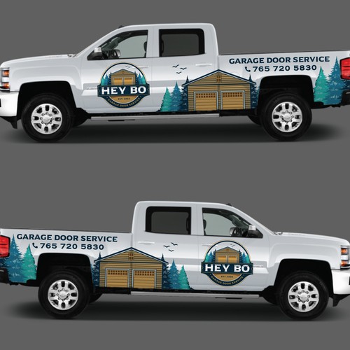 Designs | Garage Door Vehicle Wrap | Car, truck or van wrap contest