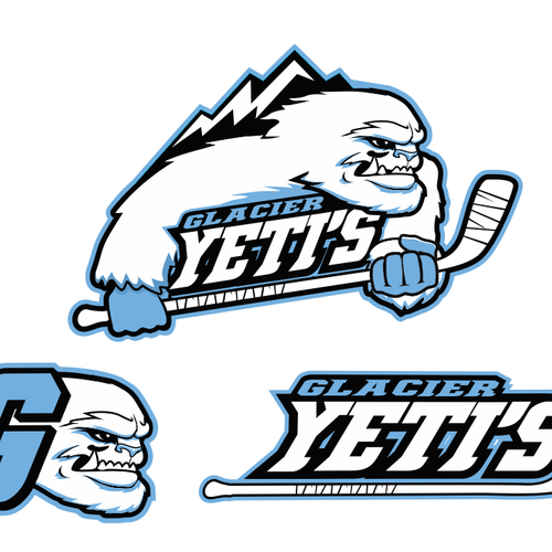 Create a tough hockey playing Yeti for our brand new hockey league in ...