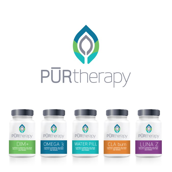 Logo for New Nutritional Supplement Line, Pur Therapy | Logo design contest
