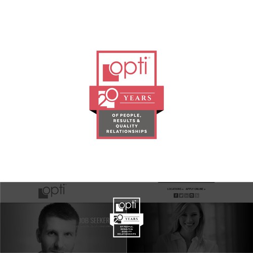 Designs | Opti 20th Anniversary Logos | Logo design contest