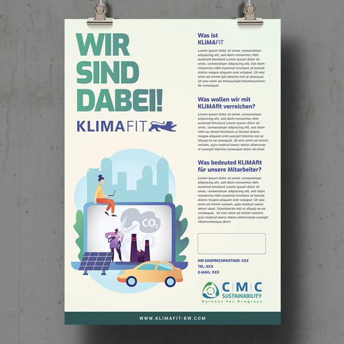 Designs | Poster for climate protection program | Poster contest