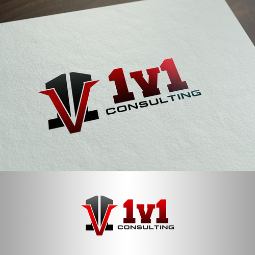 Create a powerful, classic, sleek logo for 1v1 Consulting | Logo design ...