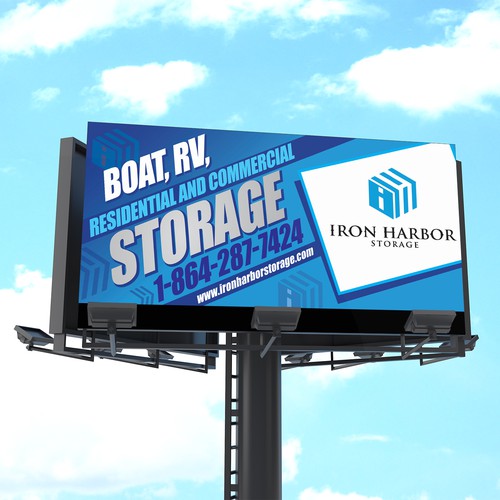 Road Side Billboard/sign for self storage | Signage contest