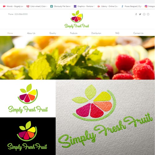 Designs | Design a fresh logo for a fresh fruit company! | Logo design ...
