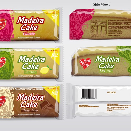 Designs | Product Packaging concept for Susan Day Cakes | Product ...
