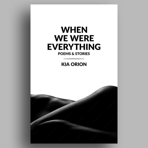 Designs | Bold B&W Book Cover For Collection of Poems and Stories ...