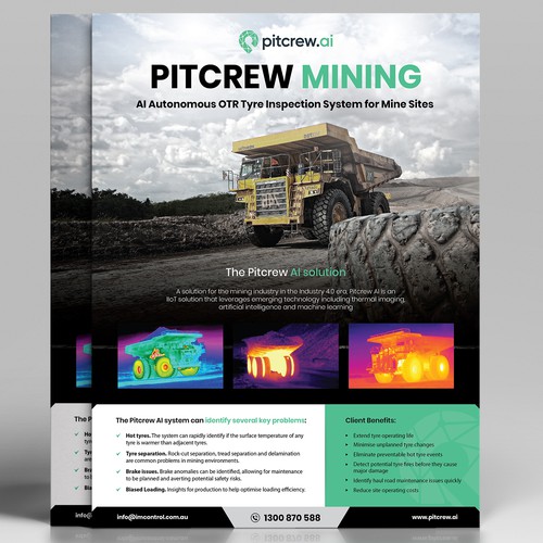 Designs | Single page print ad for mining technology product | Postcard ...