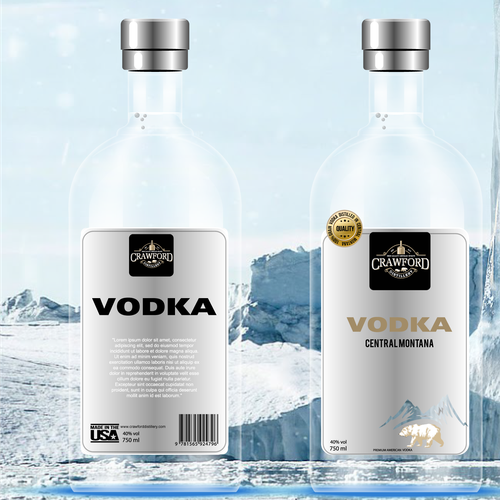 Vodka Label | Product label contest