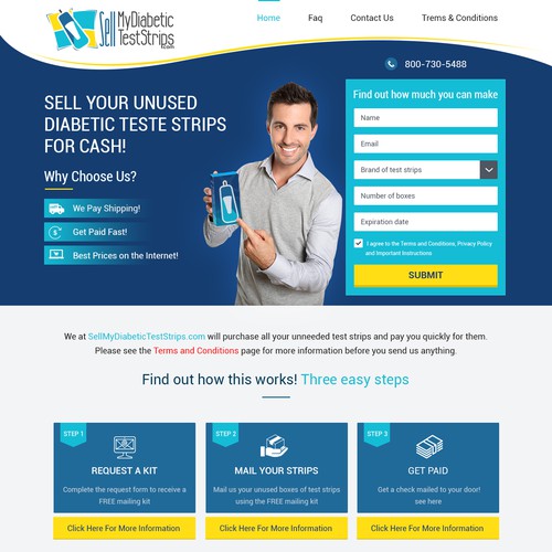 Create cool looking and engaging website for buying medical supplies ...