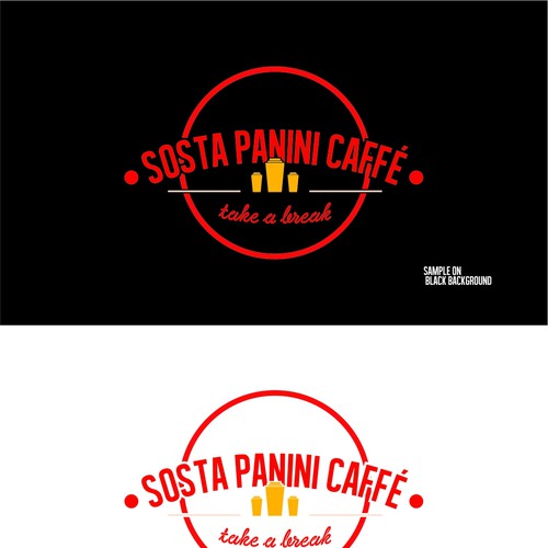 Panini Cafe Logo Profile For DE STRESSO