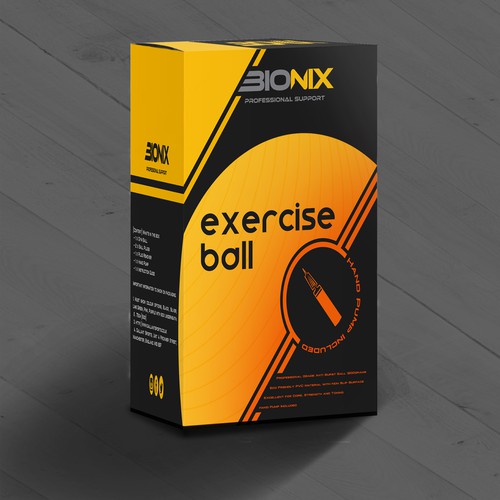 Fitness brand need Exercise Ball Packaging | Product packaging contest