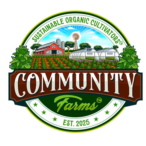 Designs | Community Farms Custom Logo Brand Identity | Logo & brand ...